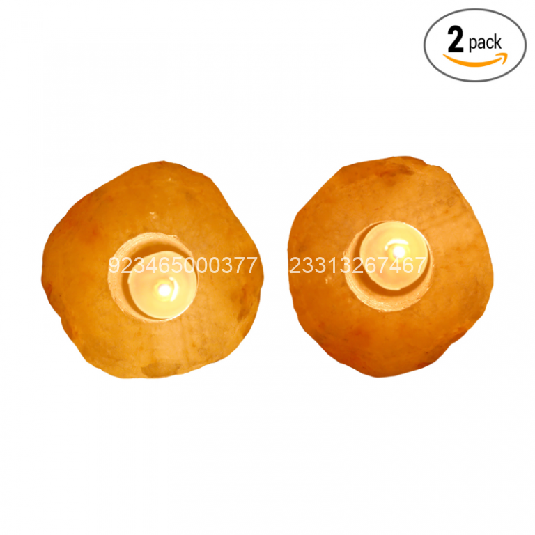 Himalayan Rock Salt Natural Tea Light Holder - Taj Mehal handicrafts ...